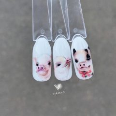 The 60 Funniest and Cutest Ideas of New Year's Pig Nail Designs