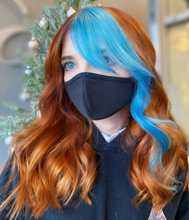 60 New Ideas of Dyed Bangs and Colored Bangs for 2021-2022