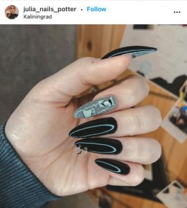 30 TOP Nail Designs with Piercing and How to DIY It - NAILSPIRATION