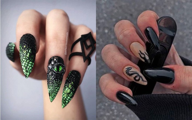 70 Stunning Dragon Nail Designs to Sport in 2025 - NAILSPIRATION