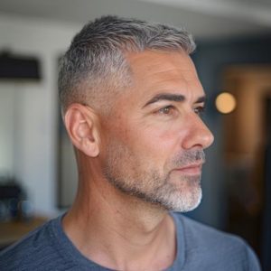 Trendy Gray Haircuts & Gray Highlights for Men 2025 | 50 Photos