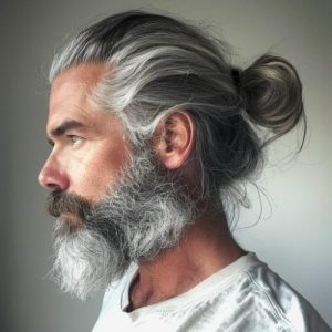 Trendy Gray Haircuts & Gray Highlights for Men 2025 | 50 Photos