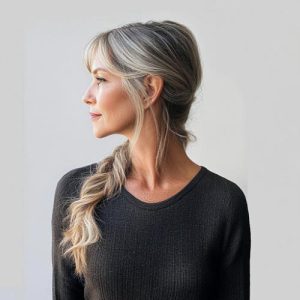 50+ Elegant Ponytail Hairstyles for Older Women