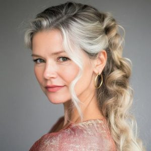 50+ Elegant Ponytail Hairstyles for Older Women