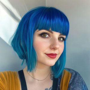 50 Stunning Blue Bob Hairstyles to Transform Your Look
